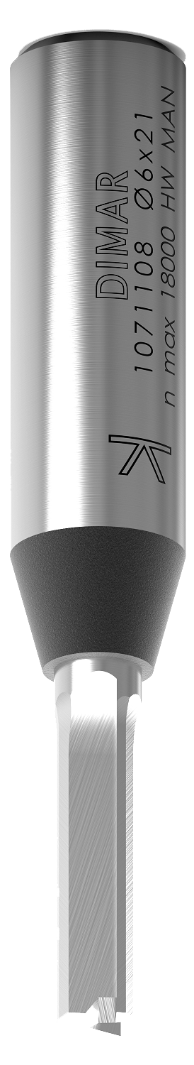 Rocket 1.0 - Three flutes straight router bit for Nesting CNC operations